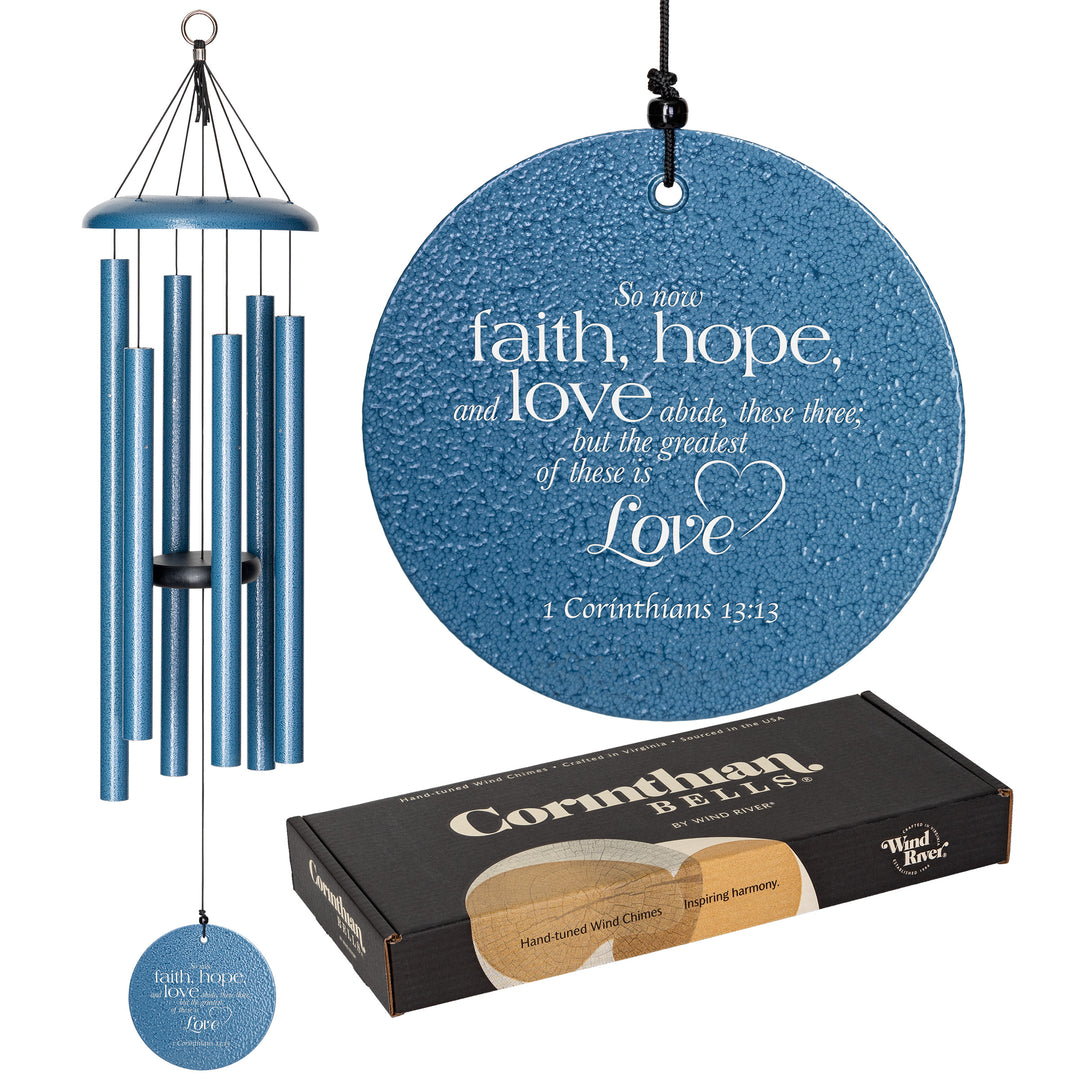 Faith, Hope & Love 36-inch Wind Chime – Wind River
