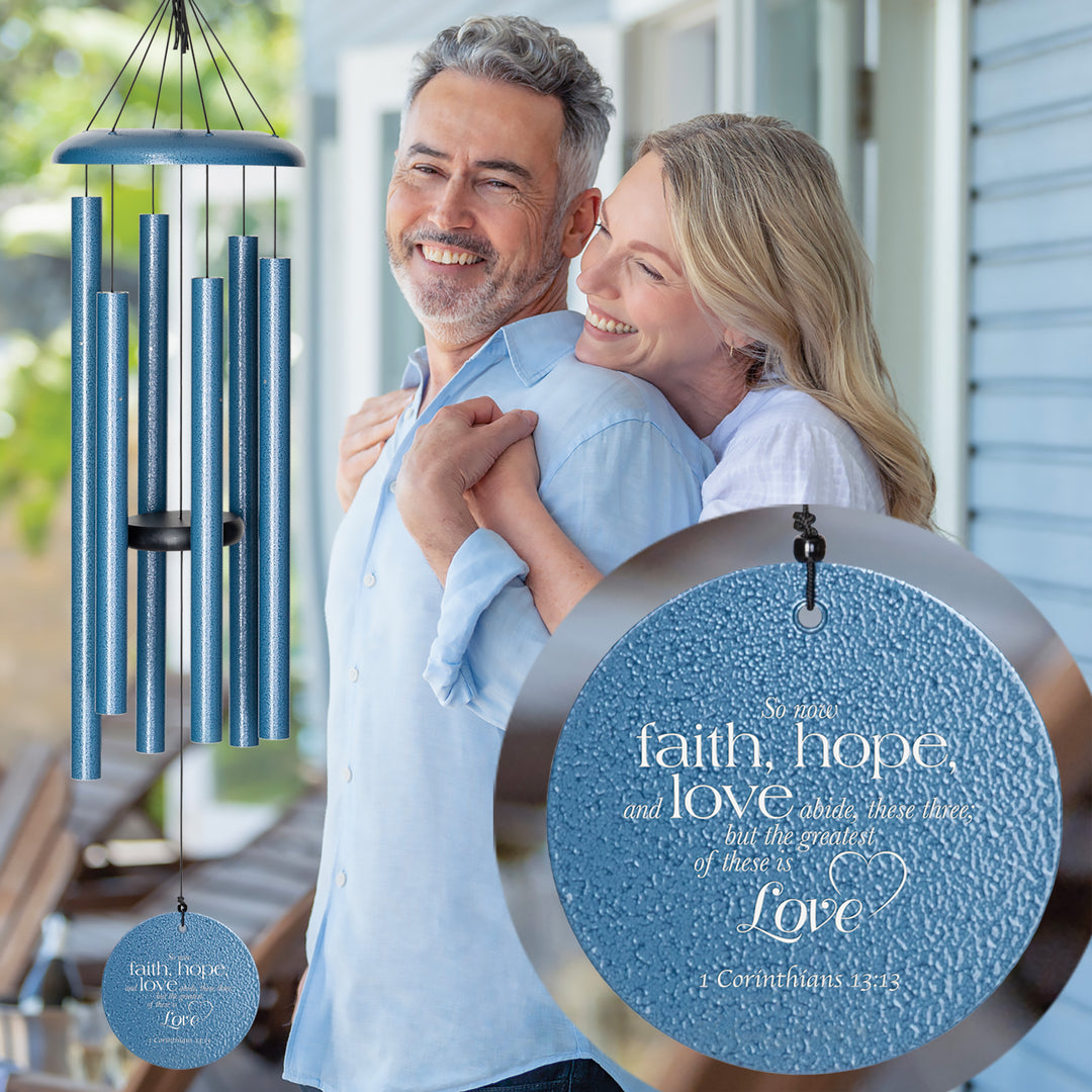 Faith, Hope & Love 36-inch Wind Chime – Wind River