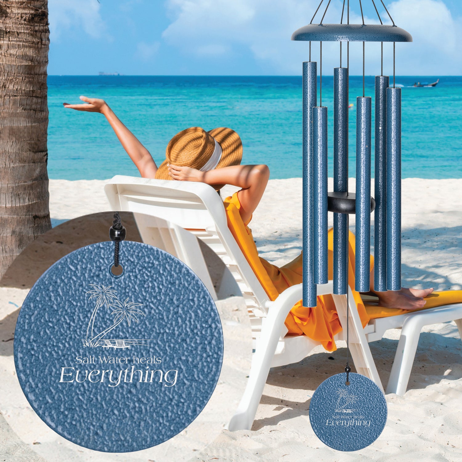 Salt Water Heals Everything 27" Wind Chime – Wind River