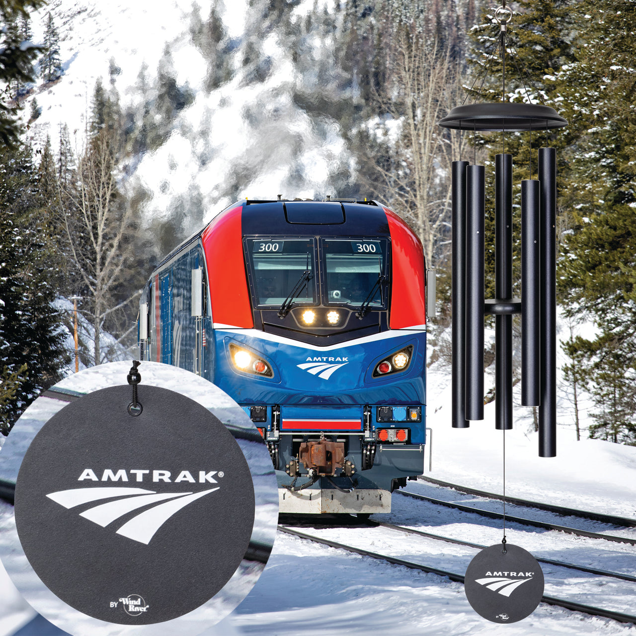 Amtrak Wind Chime – Wind River