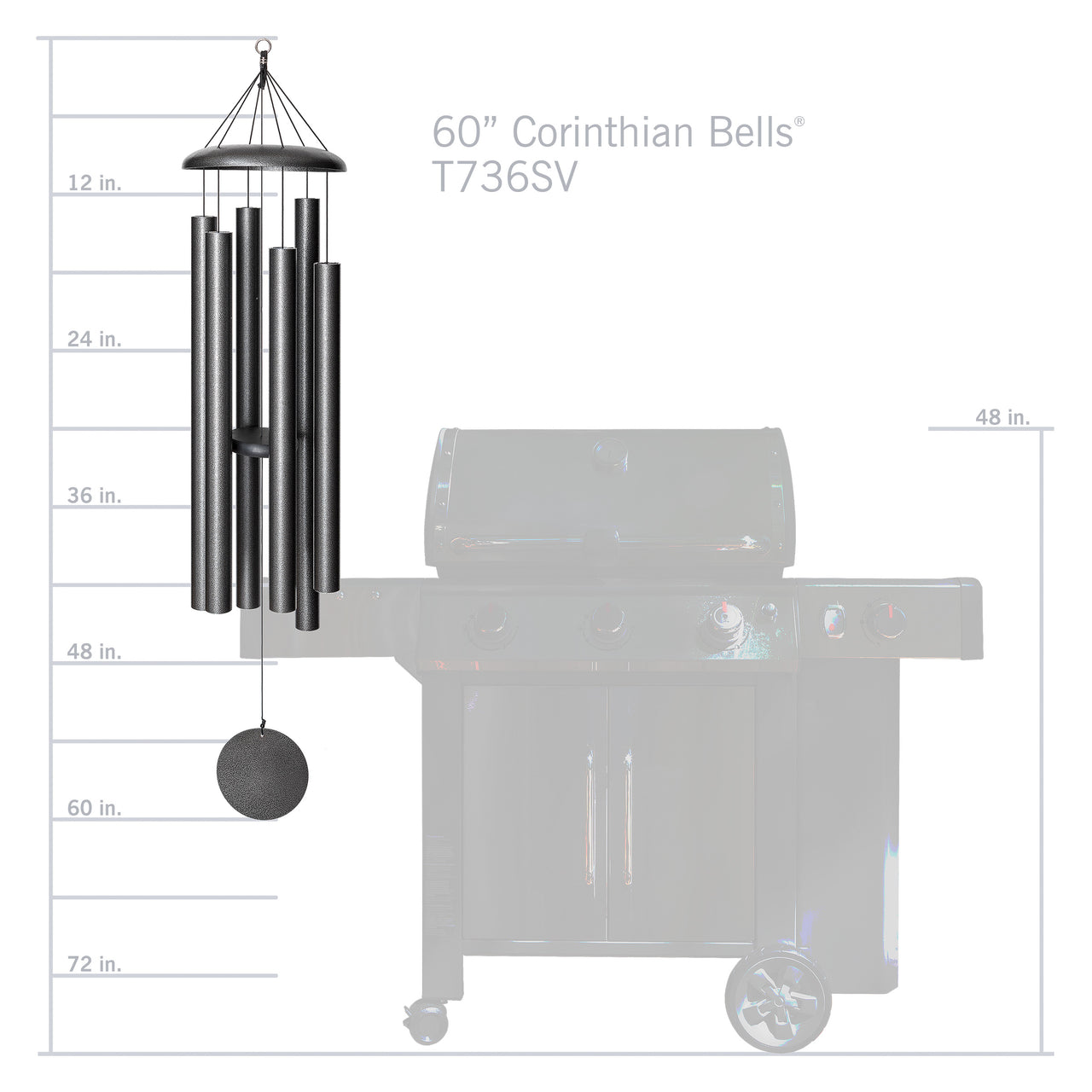 Corinthian Bells® by Wind River 60-inch Windchime